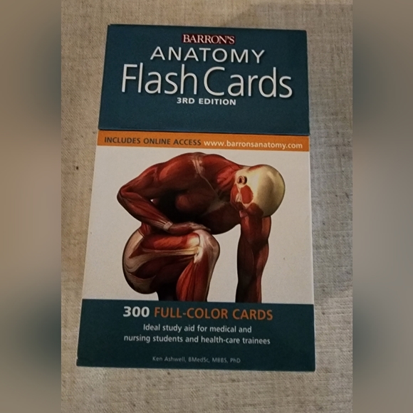 Barrons | Other | Anatomy Flash Cards | Poshmark